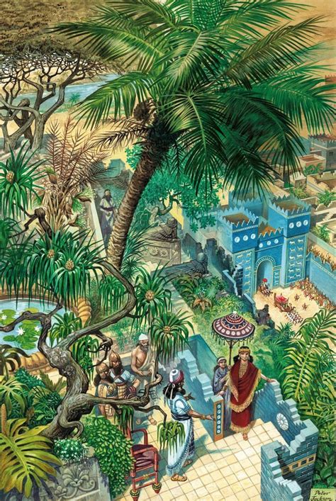 National Geographic Gardens Of Babylon Babylon Art Hanging Garden
