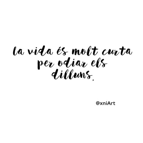 Frases en català frases positives xniArt lettering en català