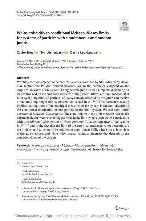 white noise driven conditional mckean vlasov limits for systems of particles with simultaneous