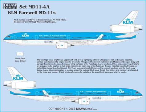 KLM Farewell MD11s Released DRAW Decal