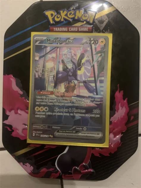 CARTE POKÉMON MIRAIDON EX Alternative 244 198 EV01 Écarlate et Violet