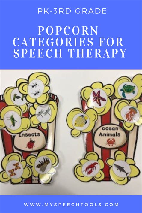 Category Sorting And Open Ended Activities For Speech Therapy And