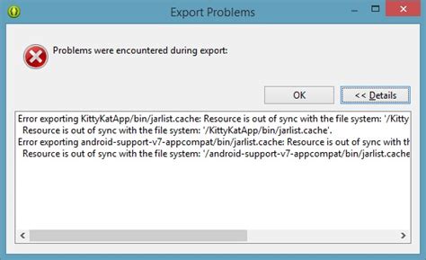 How To Fix Eclipse Exporting Error Adrian Nowak