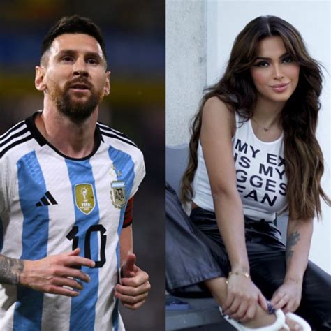 Messi Estaria Flertando Ex Amante De Neymar Fernanda Campos