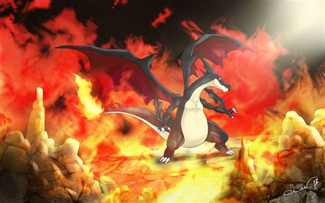 Shiny Mega Charizard Wallpapers Top Free Shiny Mega Charizard The