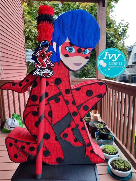 Ladybug Piñata Ladybug Birthday Party Ladybug Party Miraculous Ladybug Party