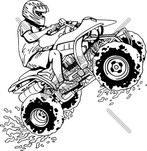 Race Off Road Car Coloring Pages Coloriage Quad Coloriage Dessin Quad
