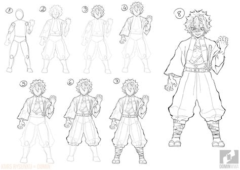 Demon Slayer Jak Narysowa Postacie Z Anime Demon Slayer Dominek