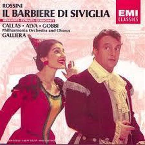 Rossini Il Barbiere Di Siviglia Highlights Alceo Galliera Cd