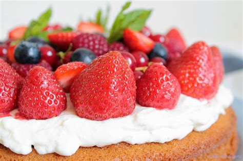 L allée des desserts Gâteau aux fruits rouges