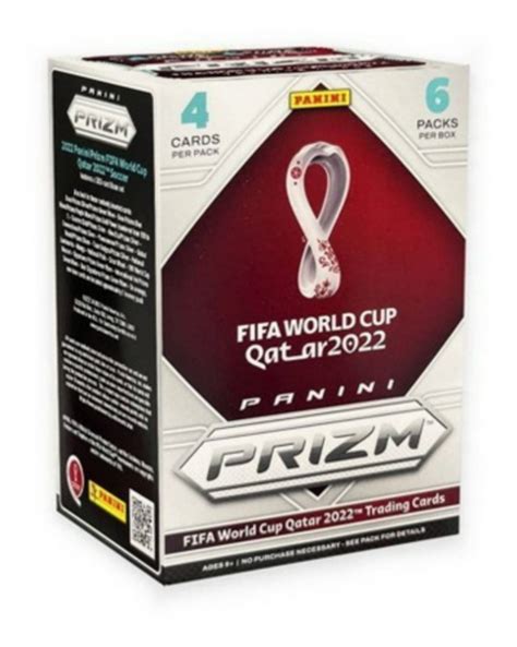Panini Qatar 2022 Prizm 24 Tarjetas Fifa World Cup Sellada Envío gratis