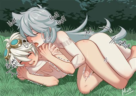Razor And Bennett Genshin Impact Drawn By Pushist Danbooru