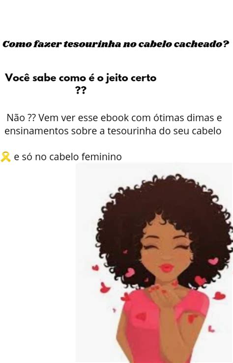 Como fazer tesourinha no cabelo cacheado José Paulo Barbosa souza