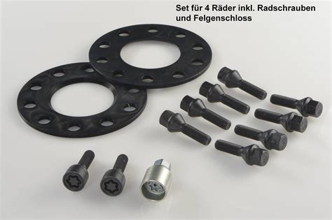 H R ABE Spurverbreiterung Schwarz 10 40 Mm Set VW EOS Typ 1F
