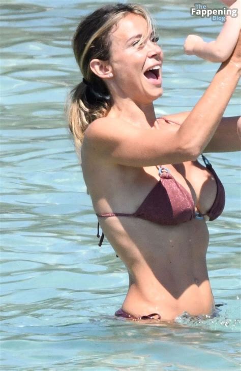 Diletta Leotta Shows Off Her Sexy Boobs Butt On The Beach In Sardinia