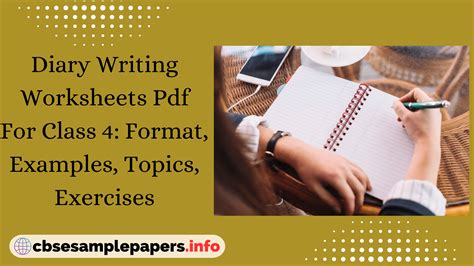Diary Writing Worksheets Pdf For Class Format Examples Topics