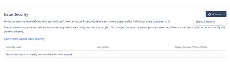 What Is An Issue Security Scheme The Jira Guy