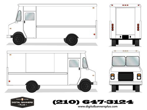 Printable Blank Food Truck Template Printable Templates Free