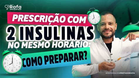 Como Preparar A Insulina Regular E Nph Na Pr Tica Youtube