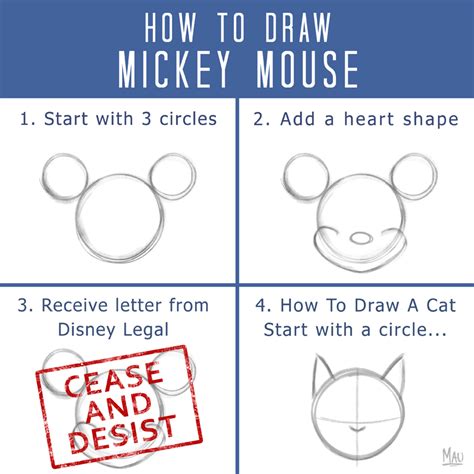 How To Draw Mickey Mouse