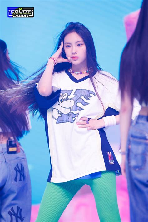 Newjeans Pics On Twitter M Countdown Update With Hyein Https T Co