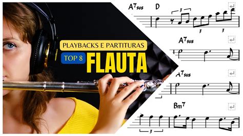 Flauta Transversal Playback Partitura YouTube