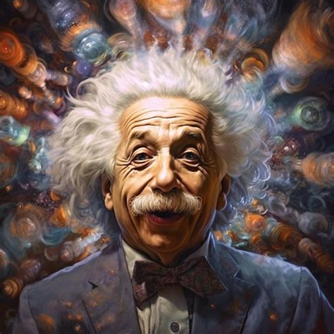Ilustración de albert einstein Foto Premium