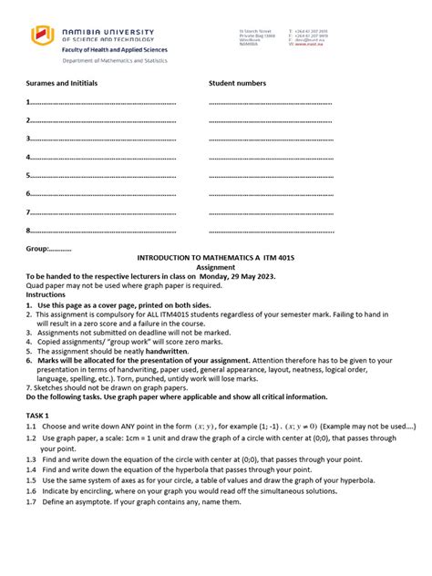assignment 2023 pdf equations cartesian coordinate system
