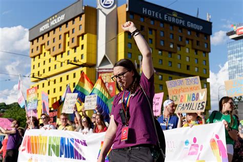 Sarajevo Bosnia Herzegovina Junio De 2022 Marcha Del Orgullo Lgbtiq