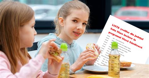 Câți elevi din Satu Mare ar putea beneficia de programul Masă