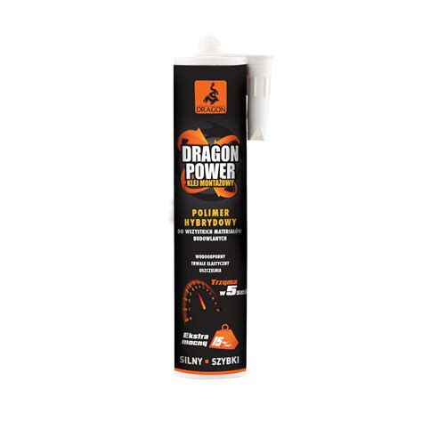 Klej montażowy POWER polimer hybrydowy 290 ml DRAGON Bricomarche pl