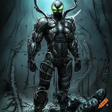 Image Of A Post Apocalyptic Cyborg Superhero On Craiyon