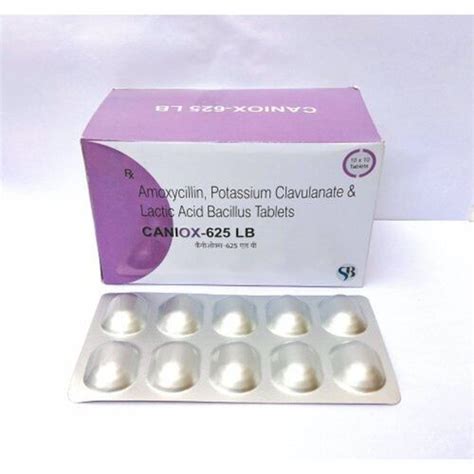 Caniox Lb Mg Amoxicillin Potassium Clavulante Tablets X Pack