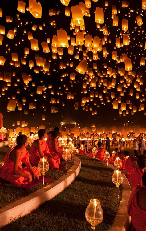 Fiesta Farolillos Tailandia Lantern Festival Thailand Thailand