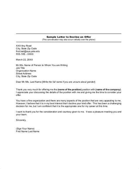 Sample Letter Accepting Job Offer After Declining