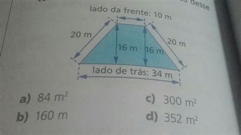 6 Saresp SP A figura mostra a planta de um terreno a indicação
