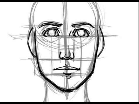 How To Draw A Face Basic Proportions YouTube
