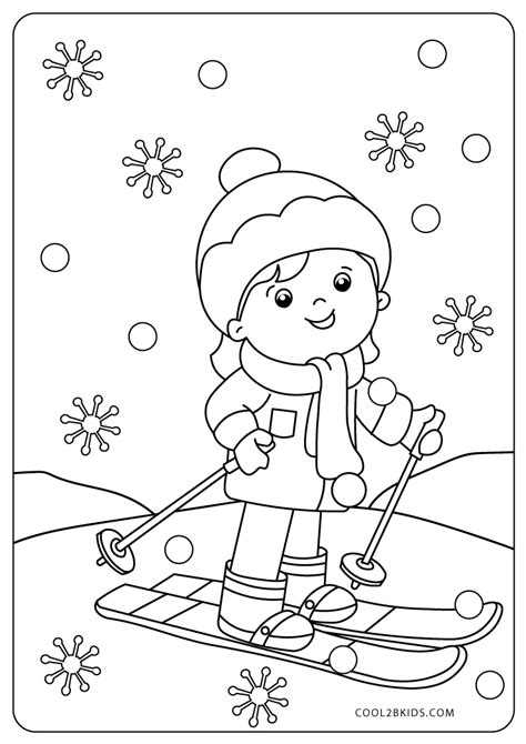 Dibujos De Bosque De Invierno Para Colorear Para Colorear Pintar E