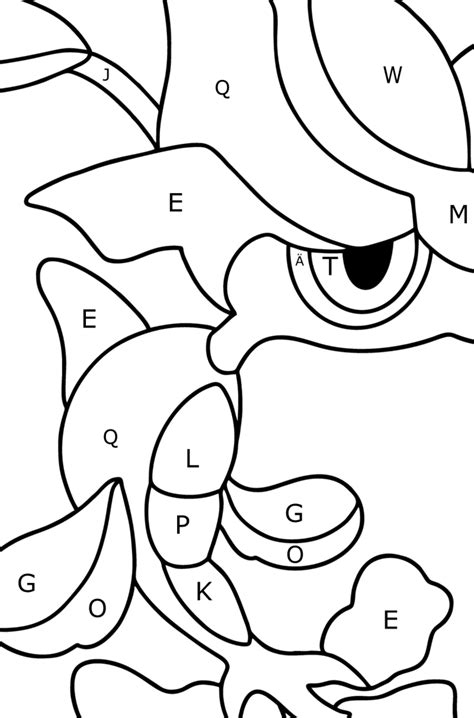 Målarbild Pokémon XY Skrelp Måla Online och Skriv ut Gratis