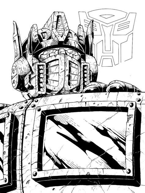 Dibujos Para Colorear Optimus Prime 120 Dibujos Para Colorear