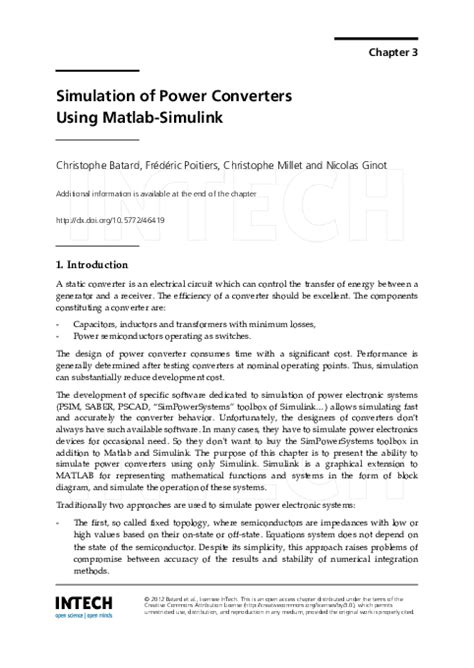 pdf chapter 3 simulation of power converters using matlab simulink 莊典 黃