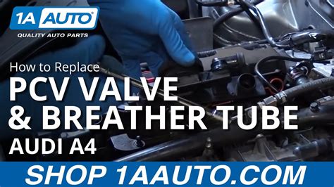 How To Replace Pcv Valve And Valve Cover Breather Tube Audi A