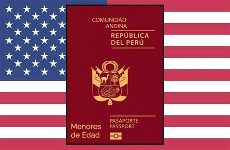 Pasaporte Peruano para menores en USA cómo sacarla fácil