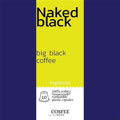 Big Black Coffee Cafea Naturala 10 Capsule Compatibile Nespresso