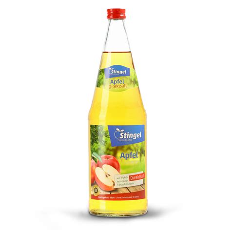 Apfelsaft klar Direktsaft 100 Stingel Fruchtsäfte GmbH