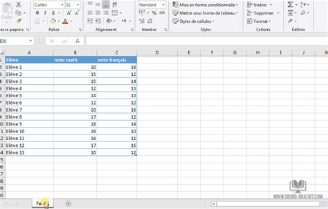 Tutoriel Excel Comment Dupliquer Une Feuille De Calcul