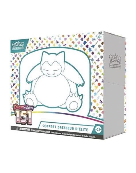 Coffret dresseur d élite ETB Pokémon 151 Ecarlate et Violet 3 5