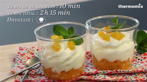Tartare D Abricots Mousse De Mascarpone Au Thermomix Recette Issue