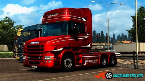 Scania T Red Passion Limited Edition Skin V By Borsuk Ets Mods