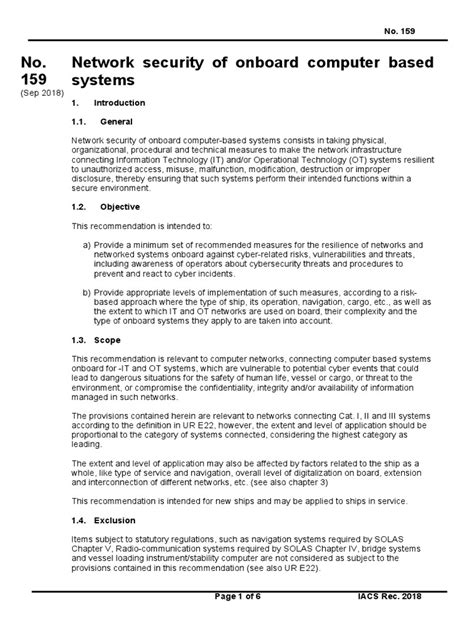 no 159 sept 2018 network security of onboard computer based systems 6 pages pdf